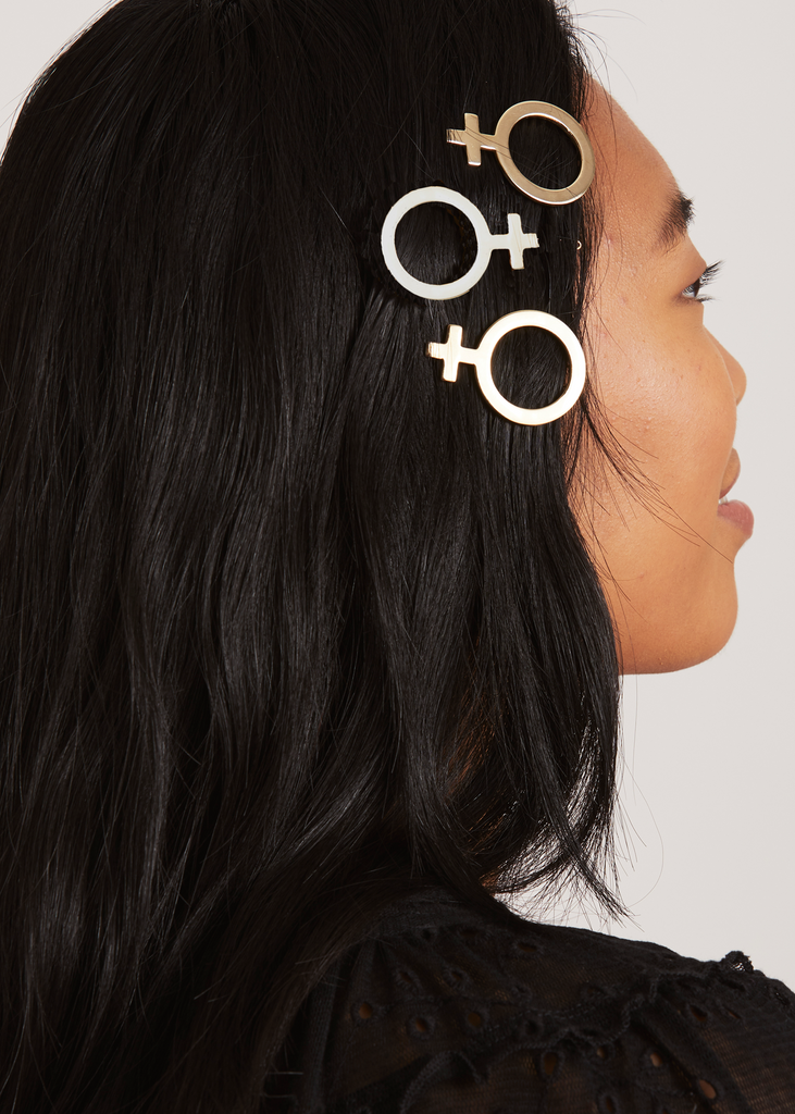 Neon Pink Lady Barrette - Imperfect – EACH Jewels